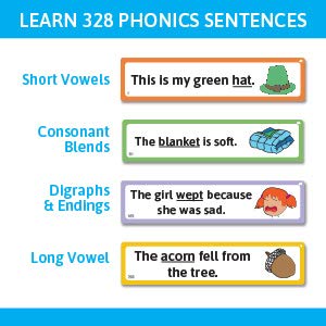 Buy Phonics Word Family Sentence Flash Card Set - Teach Reading with ...