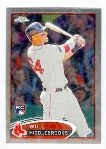 Amazon.com: Will Middlebrooks baseball card (Boston Red Sox) 2012 Topps ...