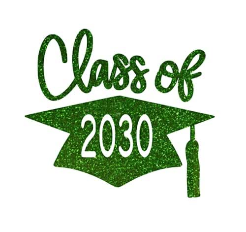 Amazon.com: Class Of 2030 Graduation Cap Vinyl Decal, Graduation T ...