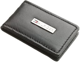 Tommy Hilfiger Men's Magnetic Money Clip with Polished Nickel Logo ...