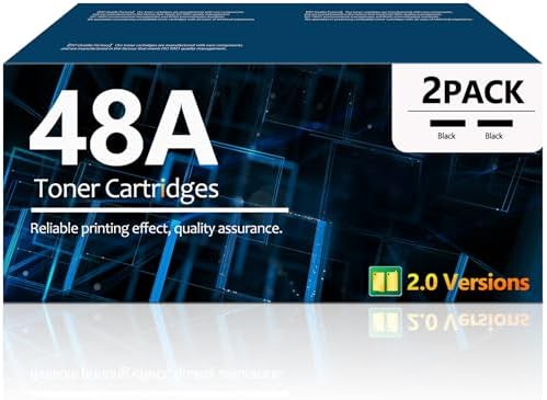 Amazon.com: CF248A 48A Black Toner Cartridge High Yield 2 Pack ...