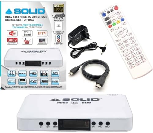 Free Dish Set Top Box DTH MPEG4 Technology Full HD 1080p Set Top Box ...