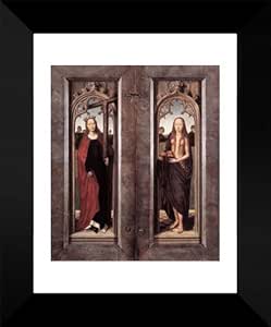 Amazon.com: Triptych of Adriaan Reins [detail: 4, closed] 15x18 Framed Art Print by Memling, Hans