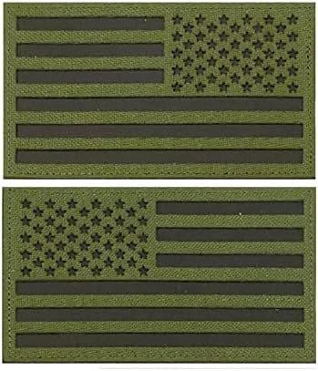 Amazon.com: Infrared IR Reflective USA Flag Patch US USA American Flag ...