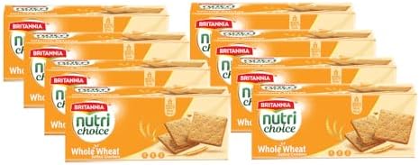 Amazon.com: Britannia Nutri Choice Whole Wheat Salted Crackers 7.05oz ...