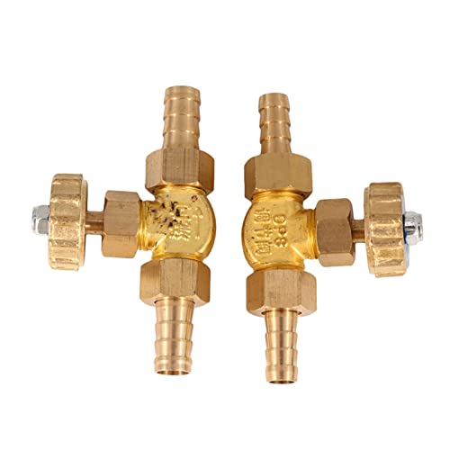 CHANWA Valve 8mm/10mm 1 Mpa Water Valve ID Hose Barb Brass Parallel ...