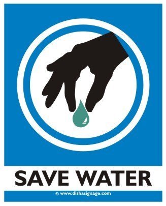 Save Water Sign Board : Amazon.in: Industrial & Scientific