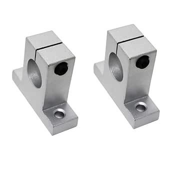 MUTZTEQ Linear Rail Shaft Optical Axis Clamping Guide End Support for ...