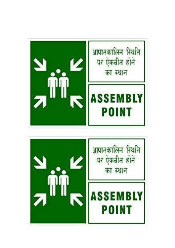 Assembly Point Sign Board Water Proof Signature Board (Foam Board ...