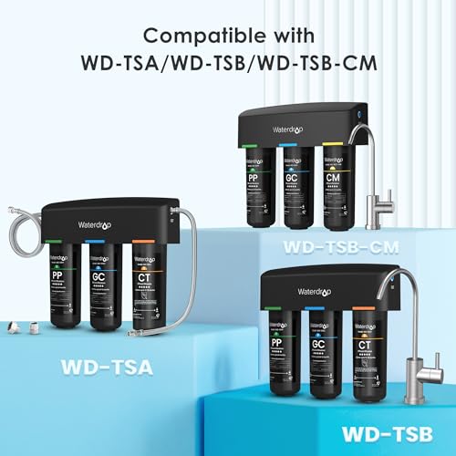 Waterdrop TSA 3-Stage Replacement Water Filter, Replacement for ...