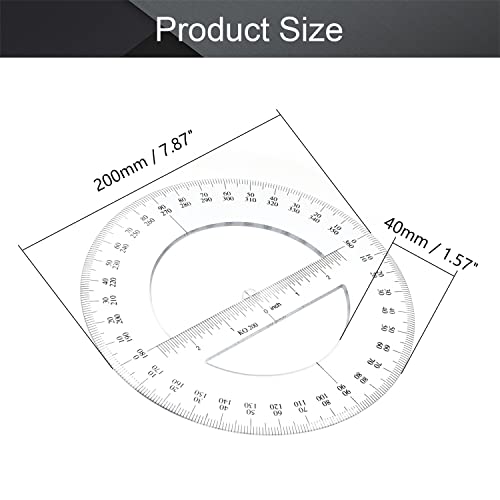 Utoolmart 360 Angle Measurement Tool,20cm / 7.9-inch Angle Measurement ...