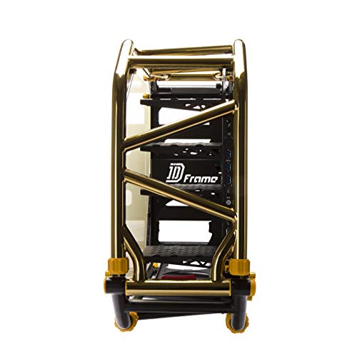 IN WIN D-Frame 2.0 BK/GO Gold/Black Motorcycle Steel Tube ATX Full ...