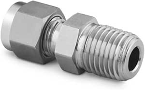 Amazon.com: NPT Male To Metric Ferrules, 316SS Ferrules, Straight End ...