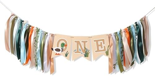 Amazon.com: Sursurprise Duck Hunting First Birthday Decorations, One ...