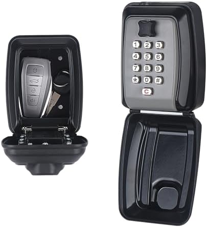 Amazon.com: KAYCROWN Key Lock Box for Outside, Wall Mount Combination ...