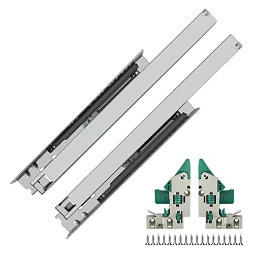 Snapklik.com : LONTAN 6 Pair 22 Inch Undermount Drawer Slides Soft ...