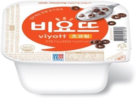 Amazon | ビヨット×5個セット（選べる味） 韓国 ヨーグルトviyott ビヨット ヨーグルト 韓国ヨーグルト (チョコリング5個 ...