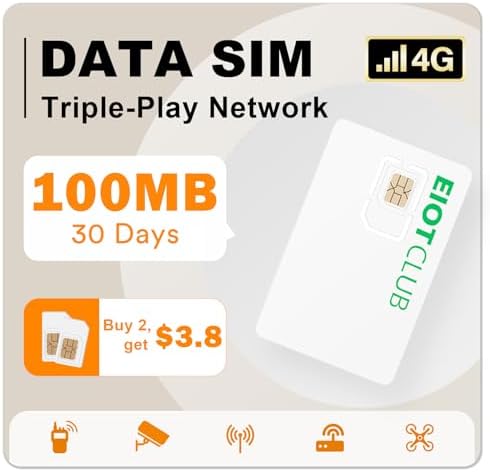 Amazon.com: KiwiSIM Prepaid SIM Card Support for AT&T, T-Mobile and ...