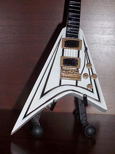 Mini Guitar For RANDY RHOADS White V Display Gift : Amazon.in: Musical ...