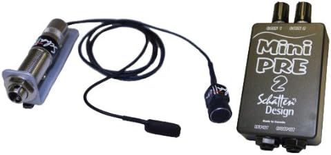 Schatten BJ-02M Micro banjo avec micro et préampli mini 2 canaux ...