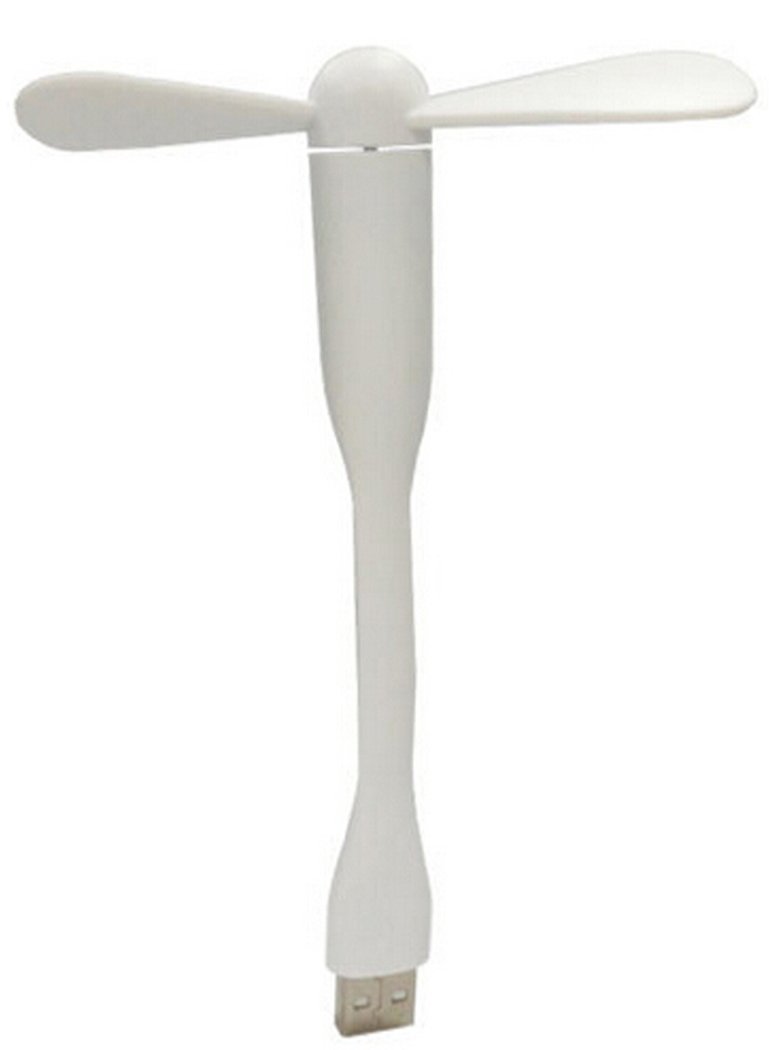 SOWUNO Quite USB Portable Mini Fan Office Desktop Cooling Fan 5V White ...