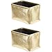 Amazon.com: Amazon Basics Storage Bins - Metallic Gold, 2-Pack : Home ...