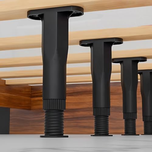 Amazon.com: RUENXG 4 Pcs Adjustable Height Bed Support Legs for Bed 8. ...
