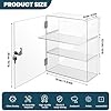 Amazon.com: Locking Display Case, Removable 3-Tier Acrylic Display Case ...