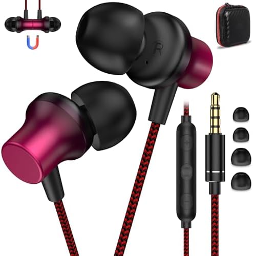 Amazon.com: Wired Headphones Earbuds for Laptop PC Chromebook Noise ...
