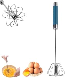 Amazon.com: Stainless Steel Semi-Automatic Whizzy Whisk Hand Push ...
