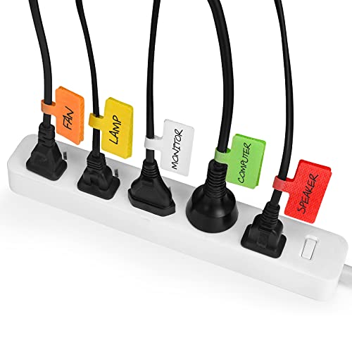 Snapklik.com : Trilancer Cable Cord Labels Large Size, For Organizing ...
