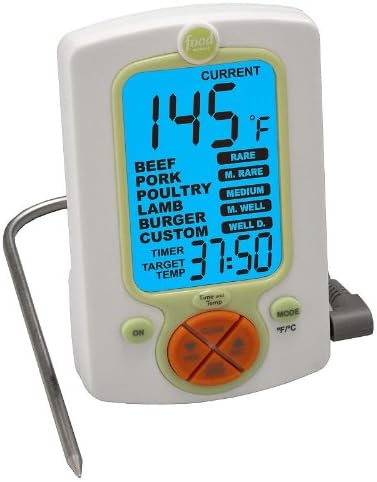 Amazon.com: Food Network Digital Thermometer and Timer: Instant Read ...