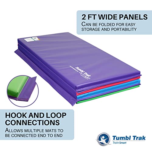 Snapklik.com : Tumbl Trak Gymnastics Folding Tumbling Panel Mat