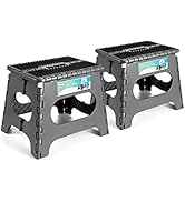 Amazon.com: ACSTEP Folding Step Stool,15-Inch Extra Wide 9Inch Height ...