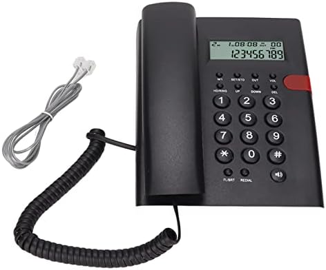 Desktop Telephone Landline, K010A Corded Telephone with FSK/DTMF, Hands ...