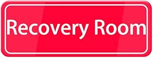 Amazon.com : WWV Recovery Room Sign W/Adhesive Back - Durable And Wipe ...