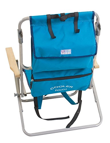 Rio Brands Gear 5 Position Steel Backpack Chair with Cooler, Aruba ...