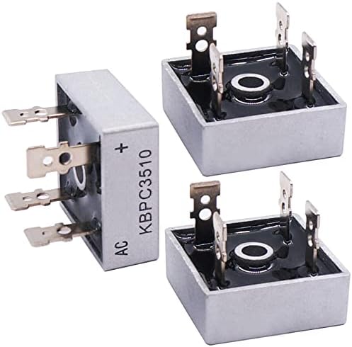 Twidec /3Pcs Rectifier 25A 1000V AC to DC Full Wave Single Phase Metal ...