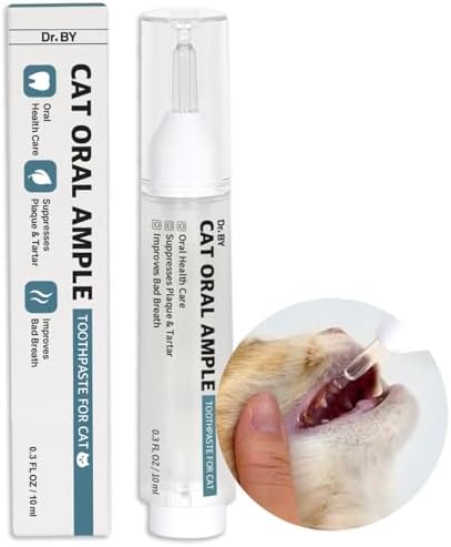 Amazon.com: DOCTOR BY Cat Oral Ampoule for Cats Enzymatic Dental Care ...