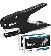 Amazon.com : AFMAT Effortless Plier Stapler, Metal 30 Sheet Stapling ...