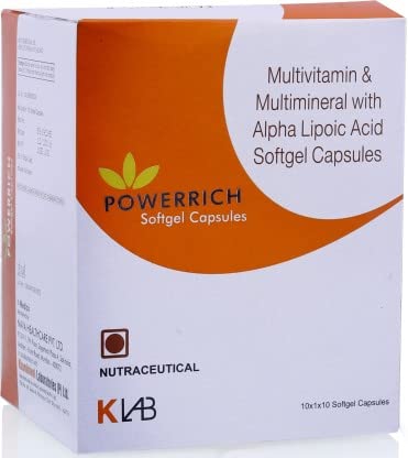 Powerrich Multivitamin & Multiminerals Softgel Capsules Vitamin C ...