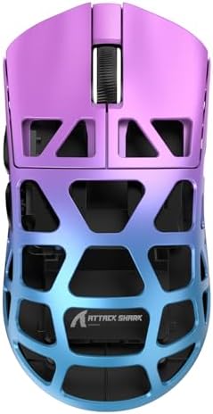 ATTACK SHARK R3 46g Superlight Magnesium Alloy Wireless Gaming Mouse ...