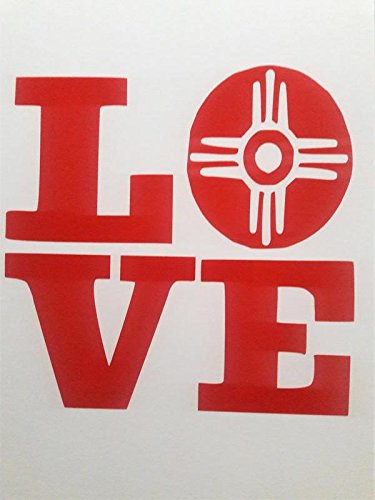 Wichita Flag ICT Flag Love Vinyl Decal Sticker|RED|Cars Trucks Vans SUV ...