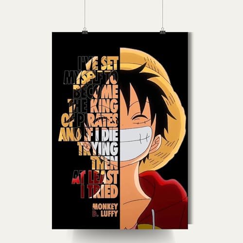 Monkey D Luffy | One Piece Anime | For Wall, Office and Home Decor ...