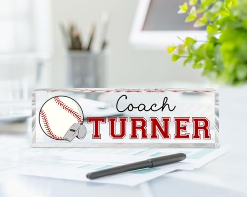 Amazon.com: Personalized Coach Desk Name Plate, School Coach Gifts ...
