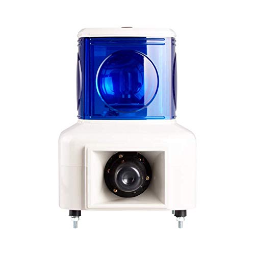 MSGS-101-B, Rotating Tower Light, 140mm Blue Color 1 Stack, 100dB & 3 ...