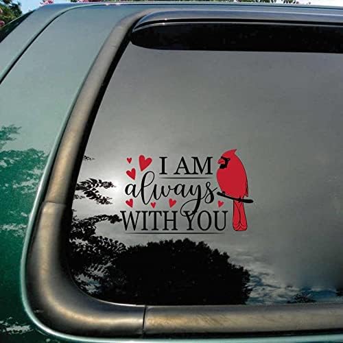 Amazon.com - Cardinals Memory I Am Always with You Stickers Car Window ...