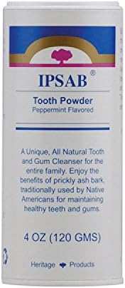 Amazon.com : IPSAB Tooth Powder, Natural Peppermint, 4 oz (113 g ...