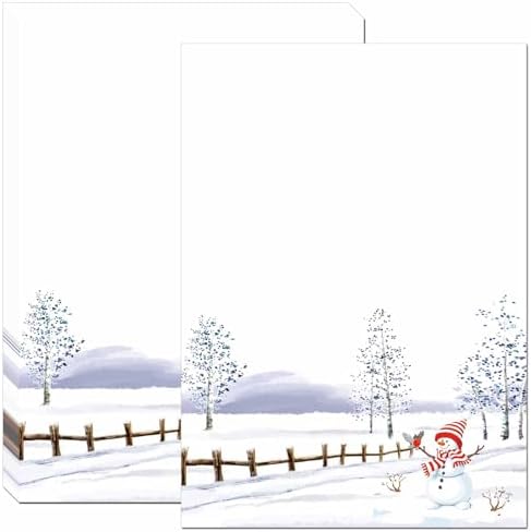 Amazon.com : Snowflakes Holiday Stationery - Christmas Snowflak ...