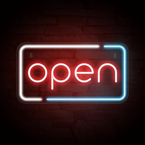 Amazon.com : ZeroPone LED Neon Open Signs Ultra Bright for Business,16. ...